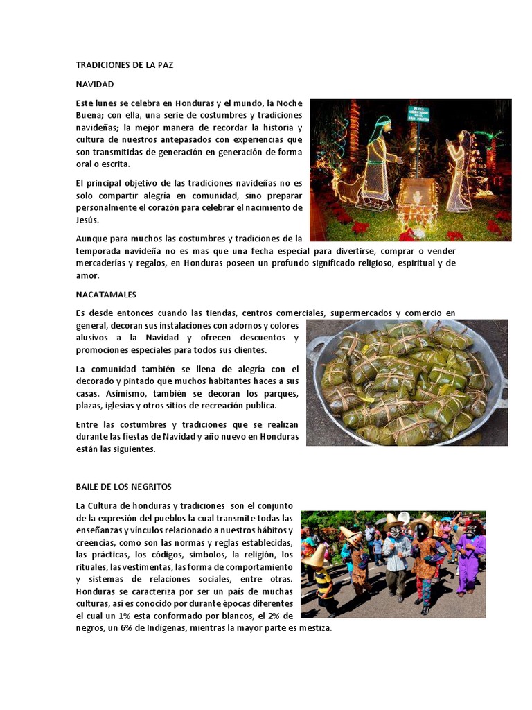 Tradiciones De Año Nuevo En Honduras