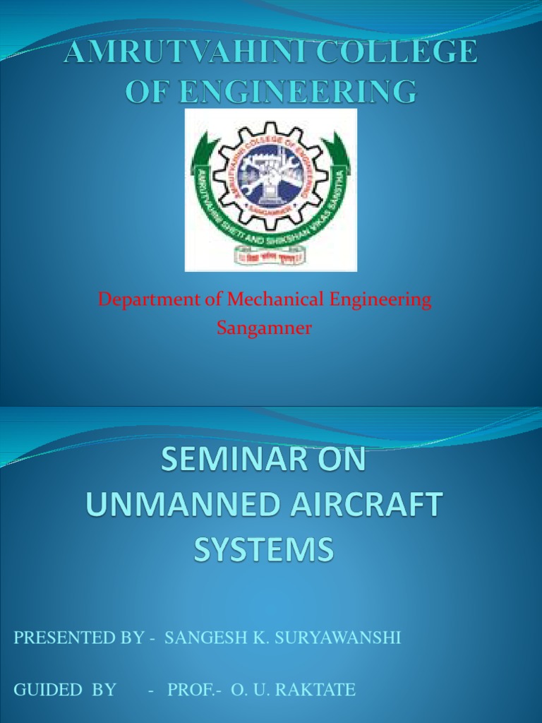 An Overview of Unmanned Aerial Systems: Types, Components, Payloads ...