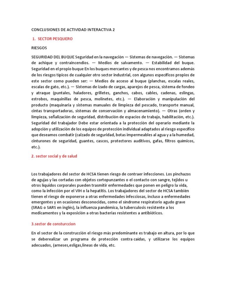Conclusiones de Actividad Interactiva 2 | PDF
