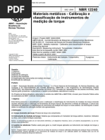 NBR 10123 - Trena de Fita de Aco | PDF | Ciência de Materiais | Ciências Físicas