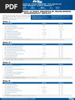 6 Week Mass Building | PDF | Recreation | Weight Training