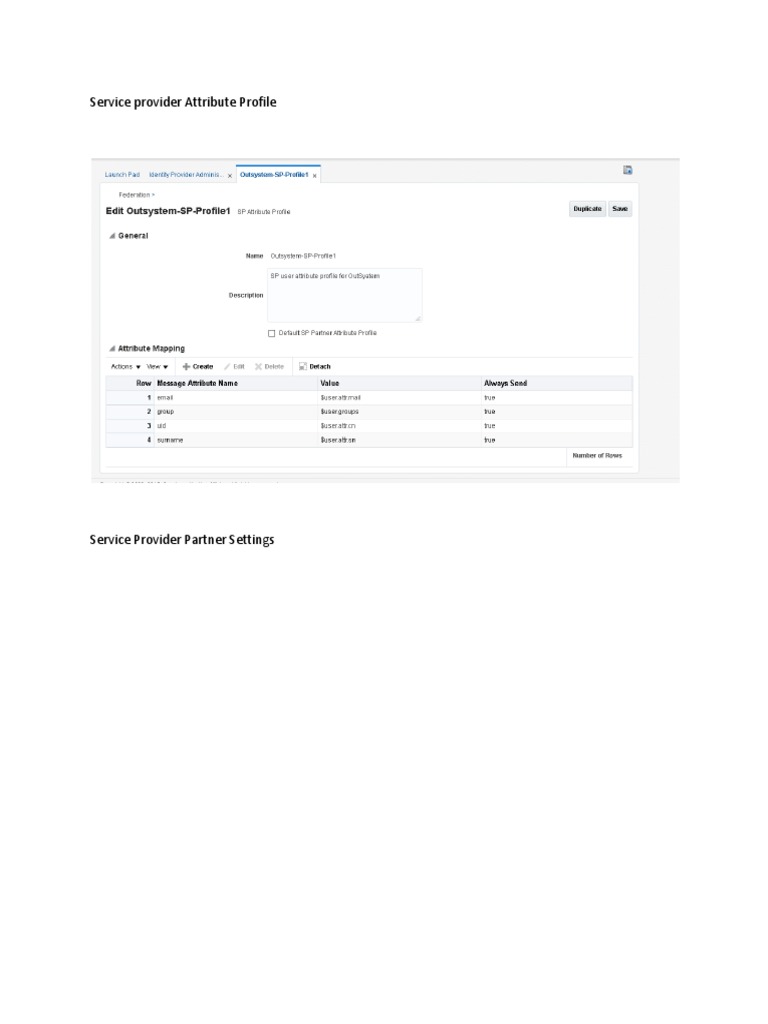 Service Provider Attribute Profile | PDF | Computers
