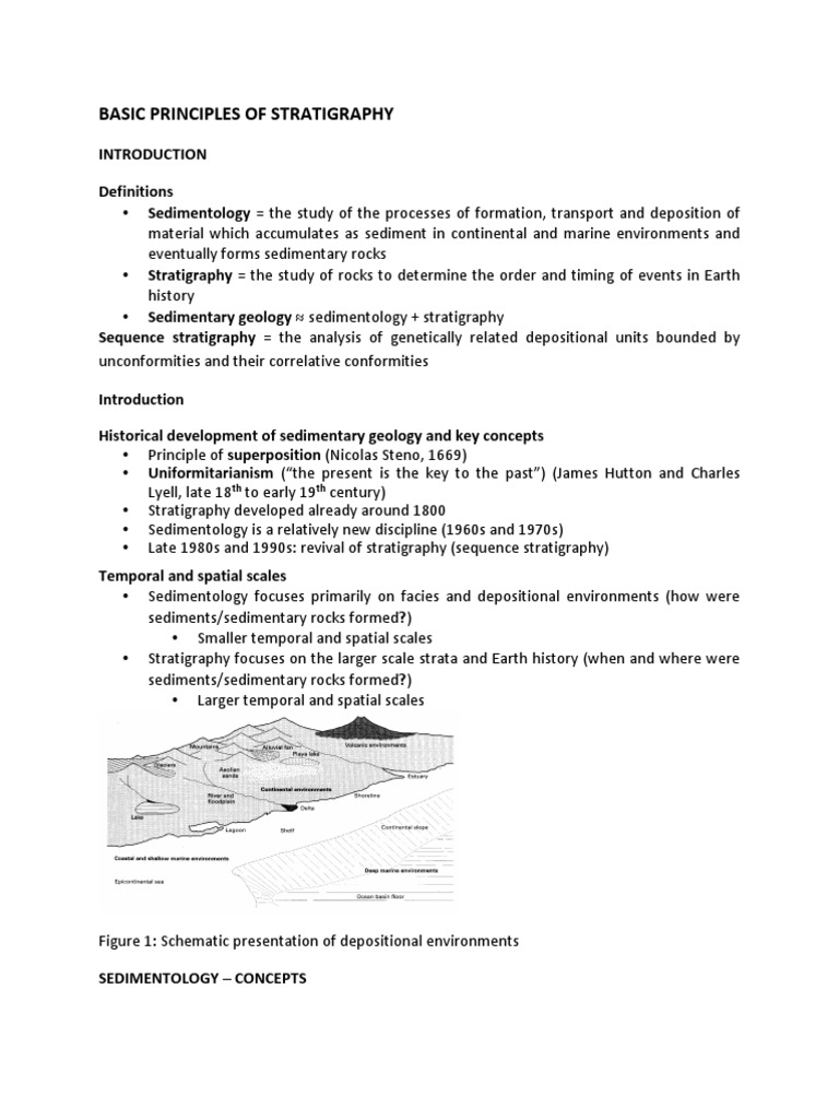 Principles of Strat I Graphy | PDF | Stratigraphy | Sedimentary Rock