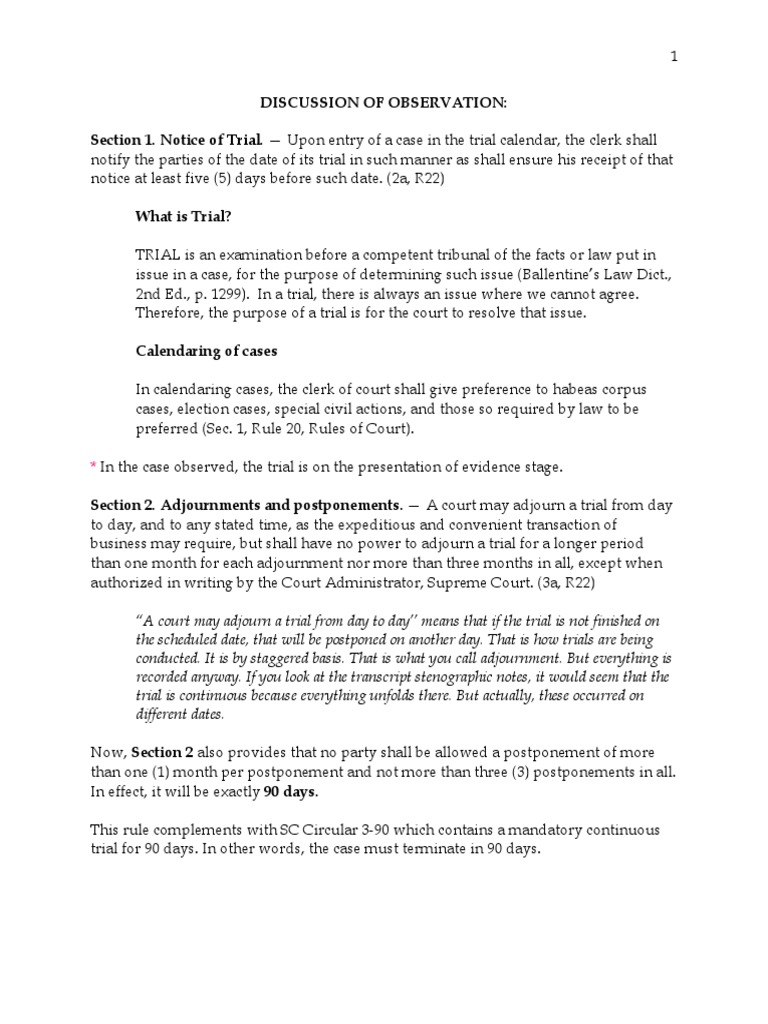 Court Observation (Trial) | PDF | Confession (Law) | Admissible Evidence