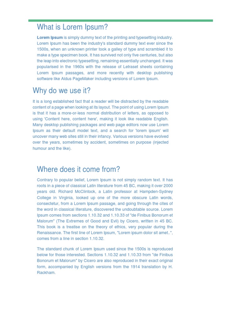 What Is Lorem Ipsum?: Lorem Ipsum Is Simply Dummy Text of The Printing ...