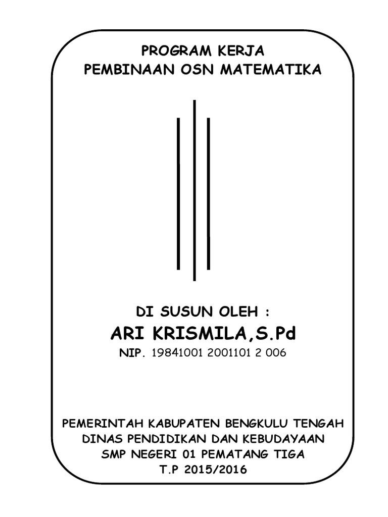 Program Kerja Osn | PDF