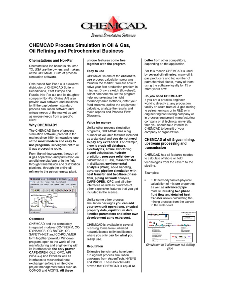 Chemcad Oil Gas | Download Free PDF | Oil Refinery | Petroleum