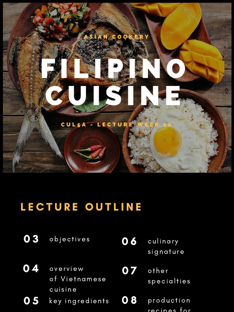 Filipino Cuisine: Asian Cookery | PDF | Southeast Asian Cuisine ...