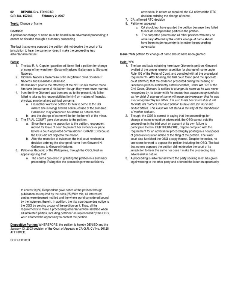 Republic V Trinidad Capote | PDF | Judgment (Law) | Appeal