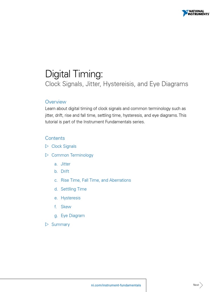 Digital Timing Circuits | PDF | Digital Signal | Digital Electronics