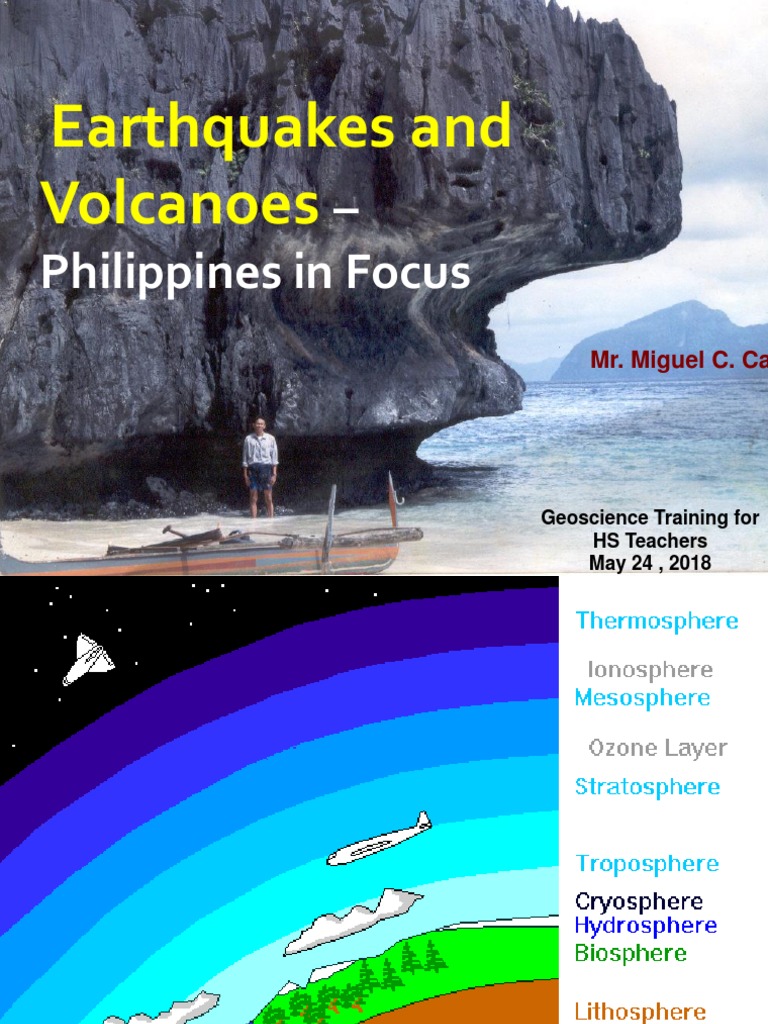 Earthquakes and Volcanoes: – Philippines in Focus | Plate Tectonics ...