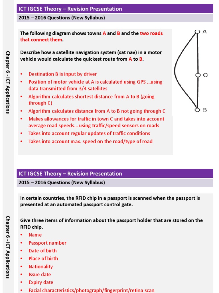 ICT IGCSE 0417 - ICT Applications | PDF | Emv | Cheque