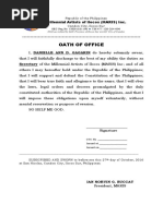 Oath of Office - Lupon | PDF