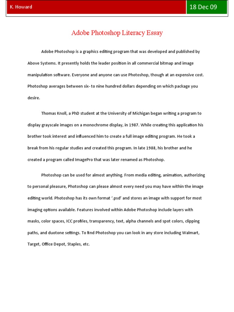 Overview of Adobe Photoshop Features | PDF | Art