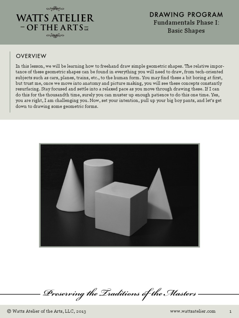 Basic Shapes Workbook PDF | PDF | Shape | Geometry