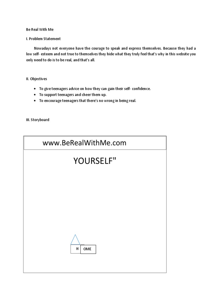 Be Real With Me | PDF