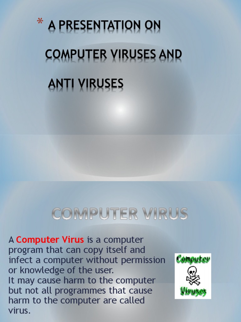 Understanding Computer Viruses and Protection | PDF | Computer Virus ...