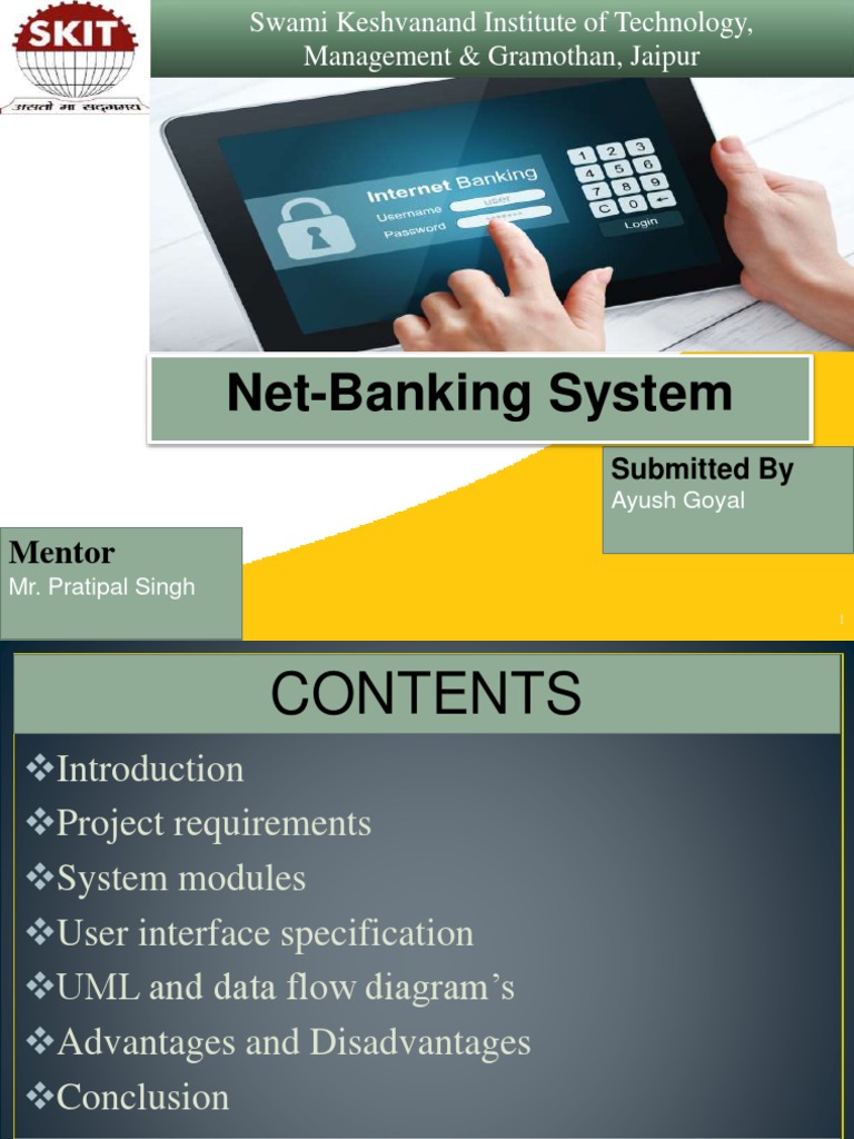 Net-Banking System: Mentor | PDF | Php | Online Banking