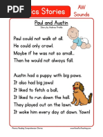 Short E Phonics Story: Ben and Eggs | PDF