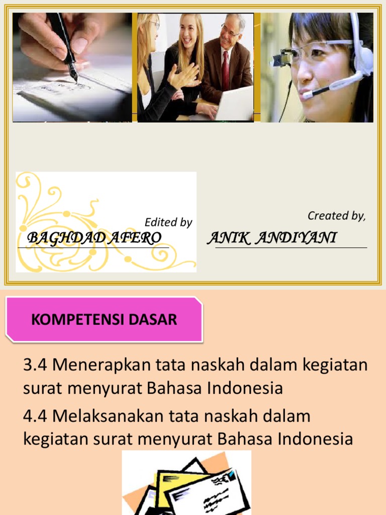 Dasar Surat Menyurat | PDF | Karier & Perkembangan