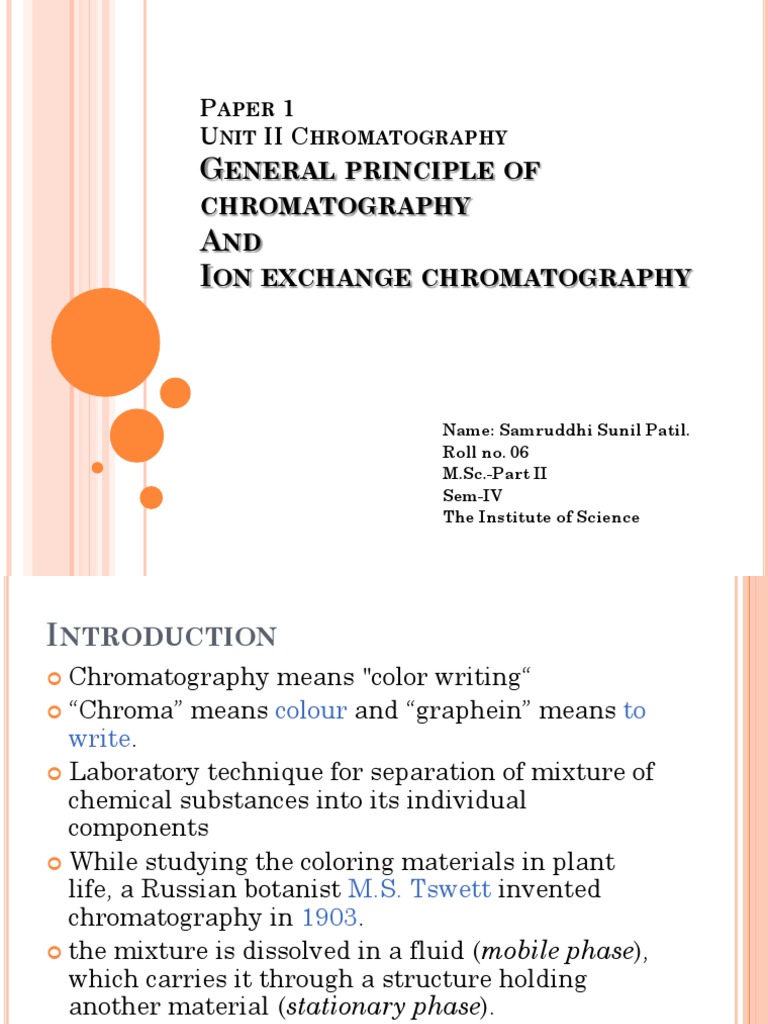 Paper 1 Ion Exchange Chromatography | PDF | Chromatography | Ion Exchange