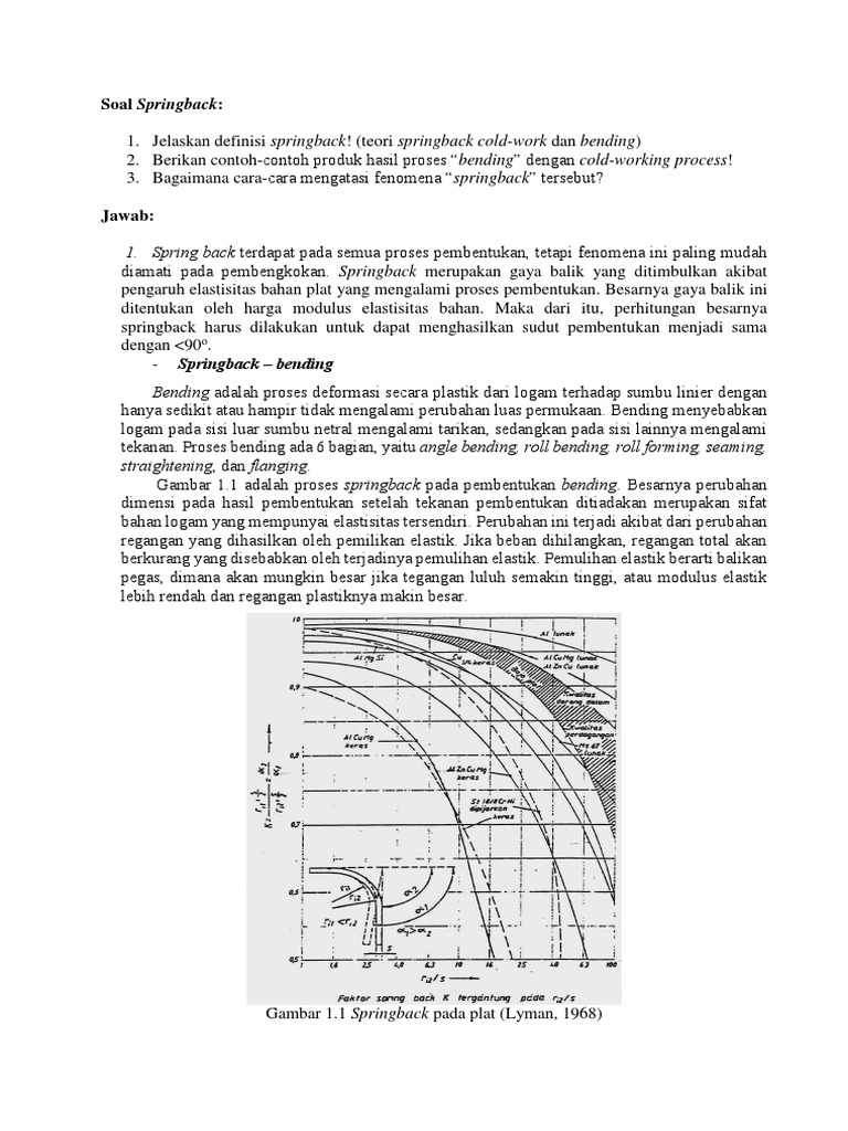 Tugas Promanu 1 Springback | PDF