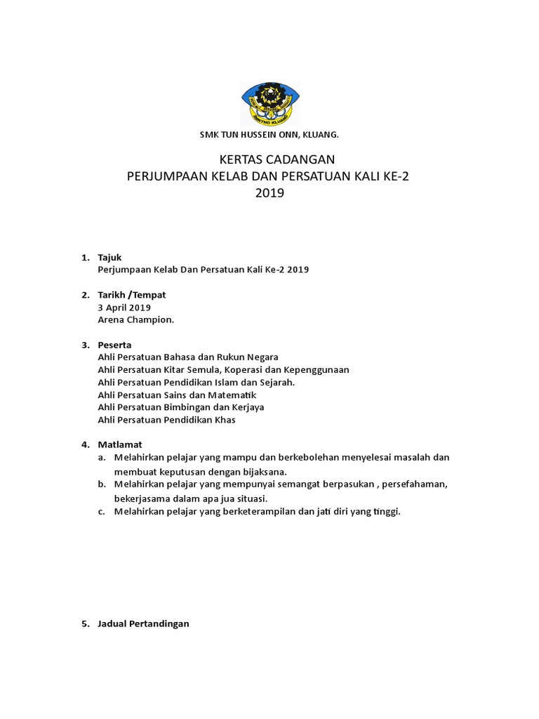 Aktiviti Pasukan Badan Beruniform | PDF