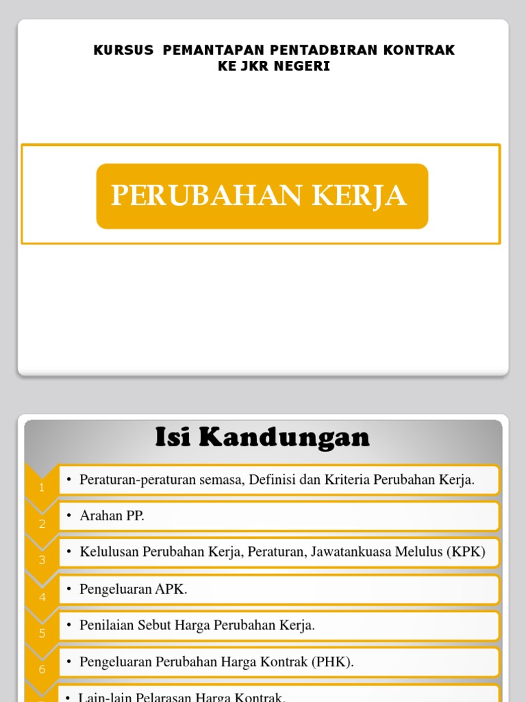 Variation Order (VO) | PDF