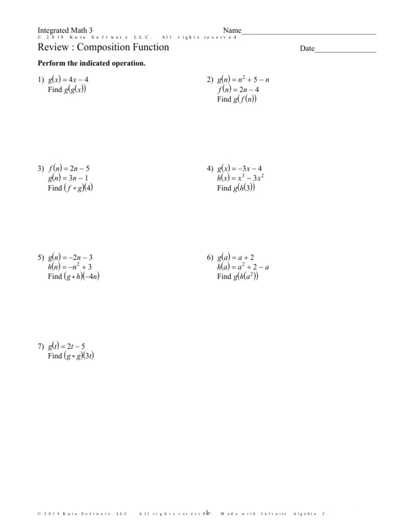 Review Composition Function | PDF | Business