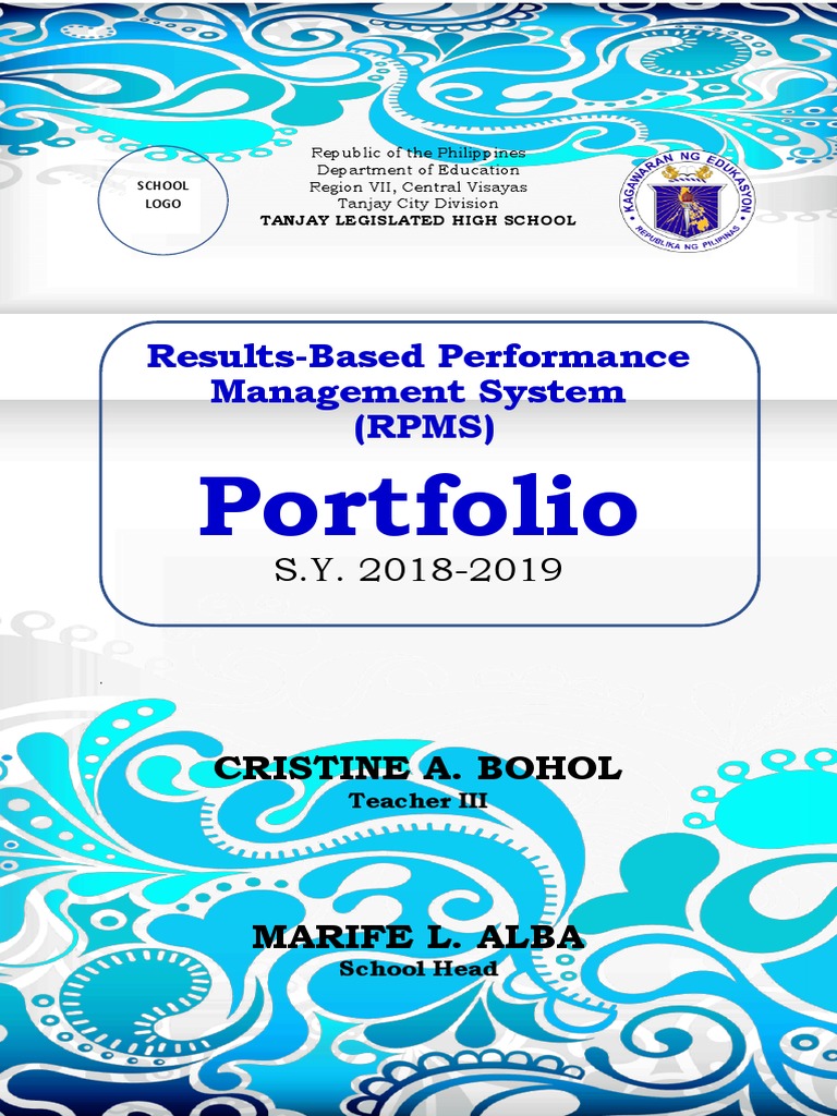 Portfolio: Results-Based Performance Management System (RPMS) | PDF
