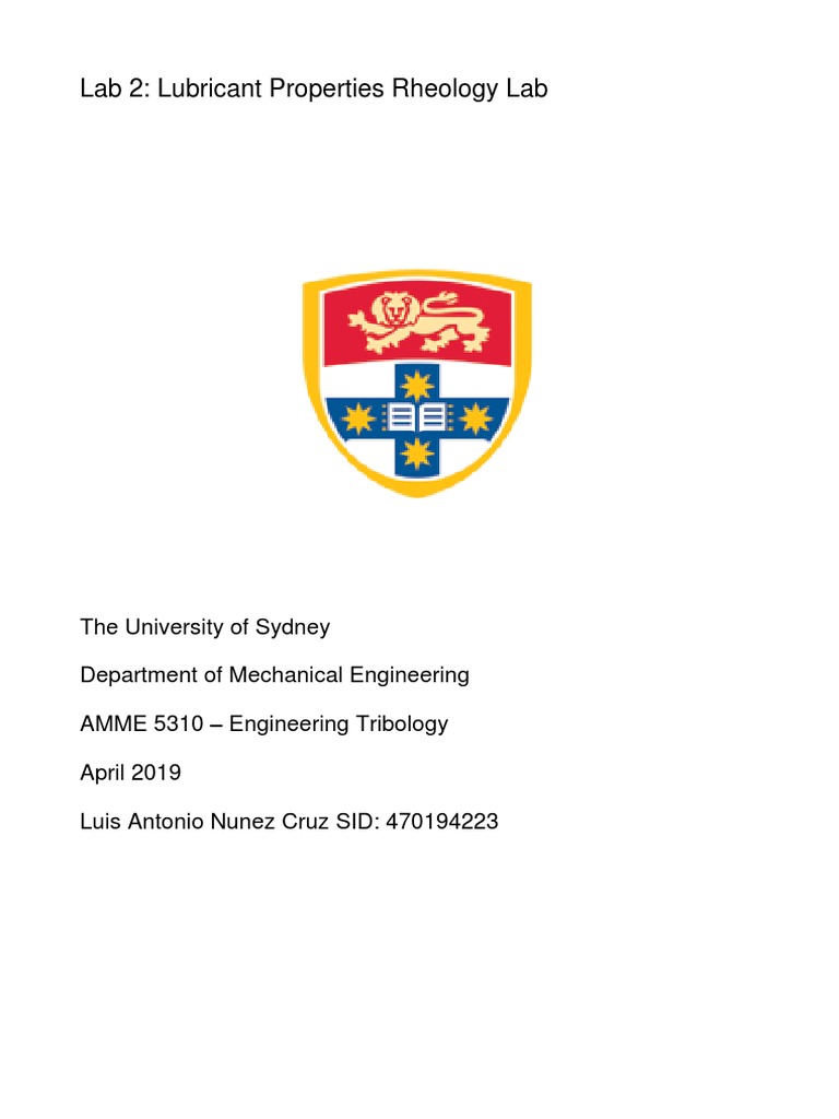 Lab Report 2 Rheology | PDF | Viscosity | Quantity