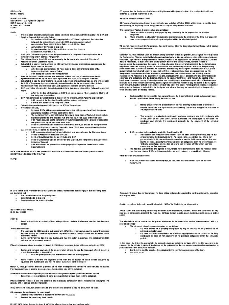 March 4 Credit Digest | PDF | Mortgage Law | Foreclosure