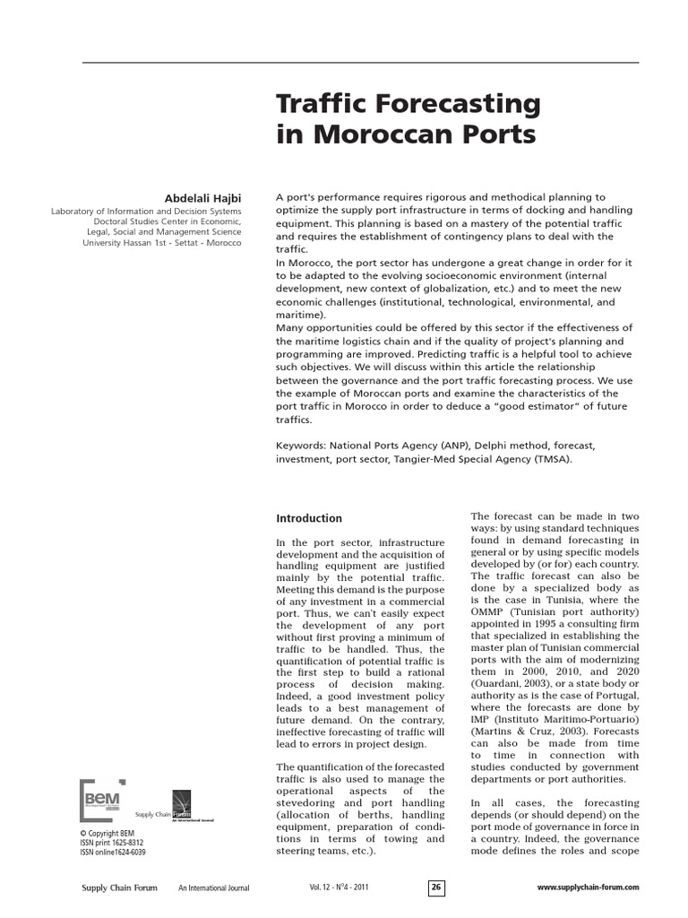 Traffic Forecast Method PDF | PDF | Regression Analysis | Forecasting