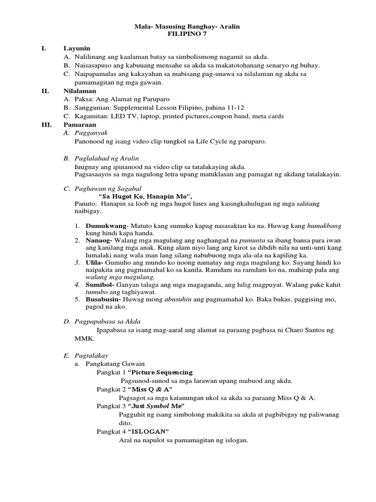 Demo Teaching | PDF