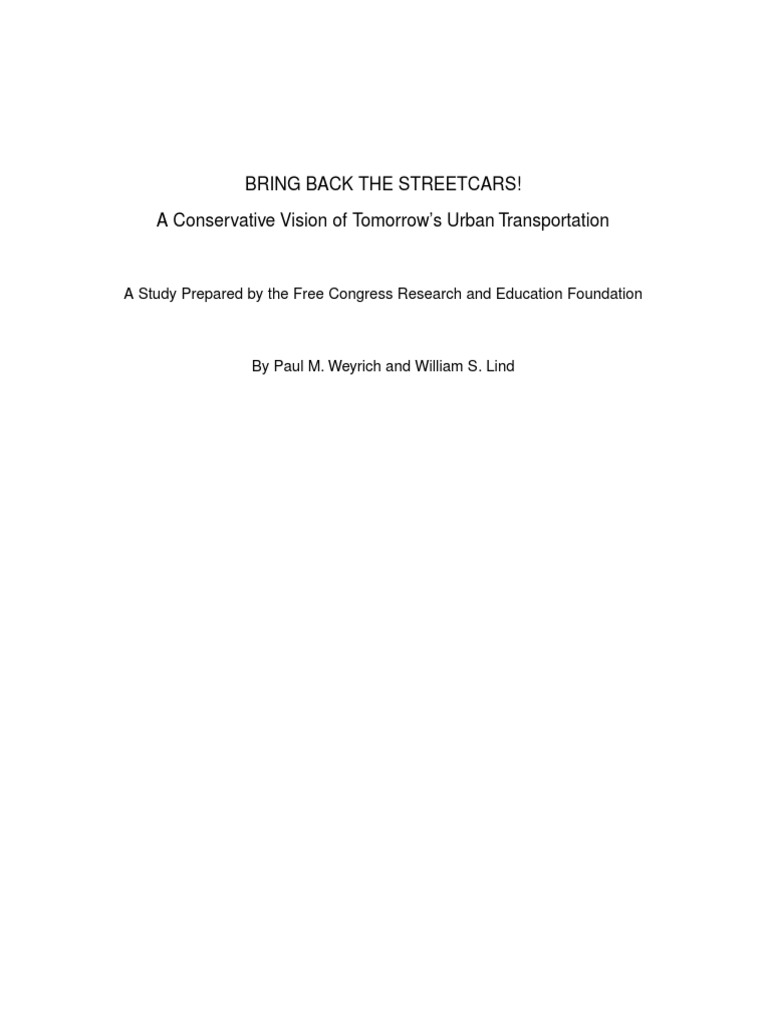 The Streetcars | PDF | Tram | Light Rail