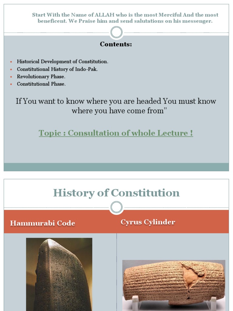 History of Constitution | PDF | Partition Of India | British Raj