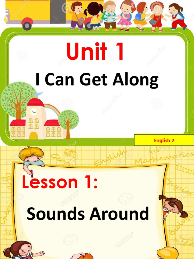 English Unit 1 Lesson 1 4 | PDF | Sound | Question