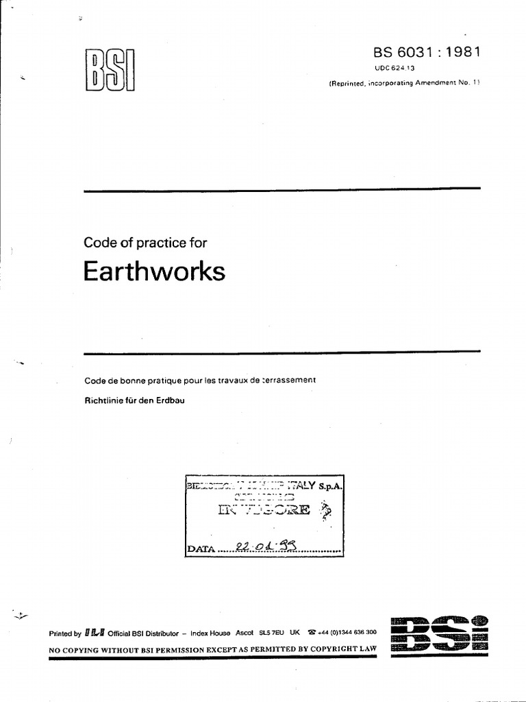 BS 6031 | PDF