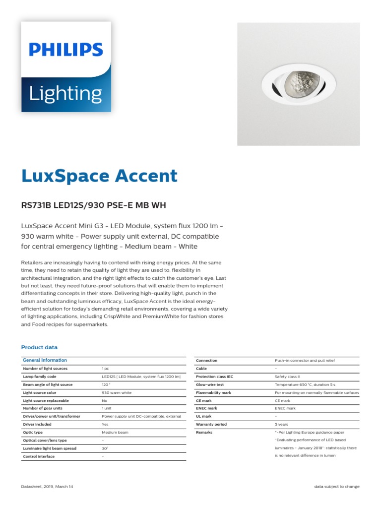 Lighting Lighting: Luxspace Accent | PDF | Lighting | Retail