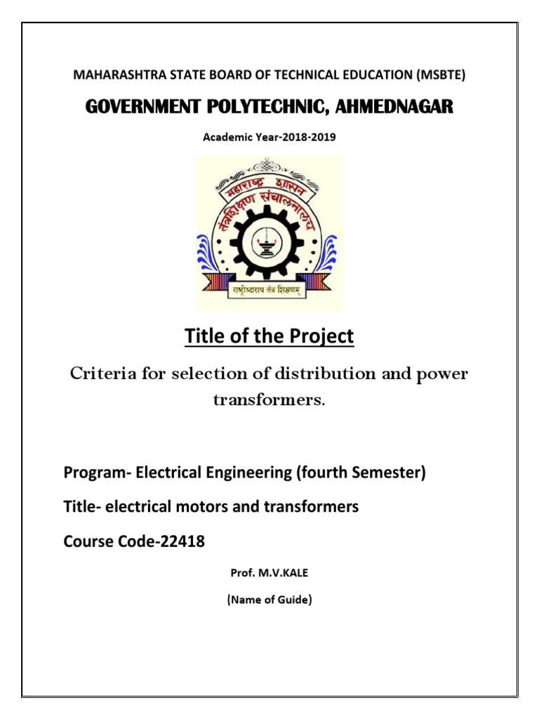 Cne Report | PDF | Power Engineering | Transformer