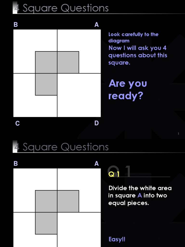 4 Square Puzzle | PDF | Teaching Mathematics