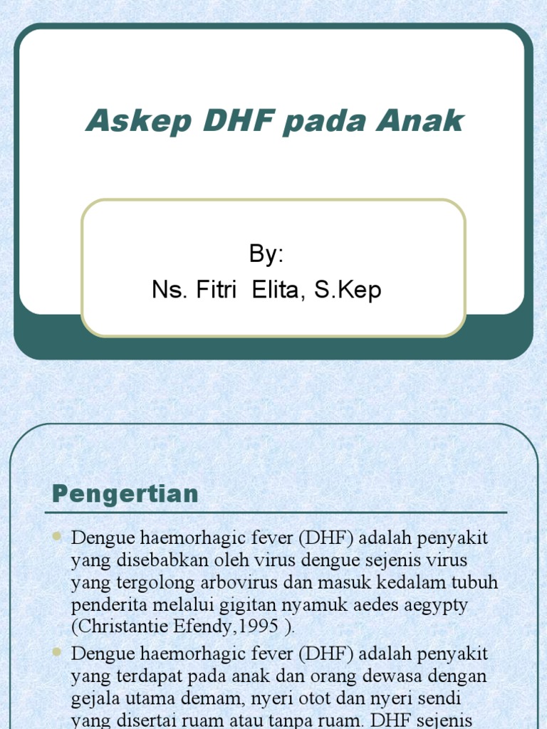 Askep DHF Pada Anak | PDF