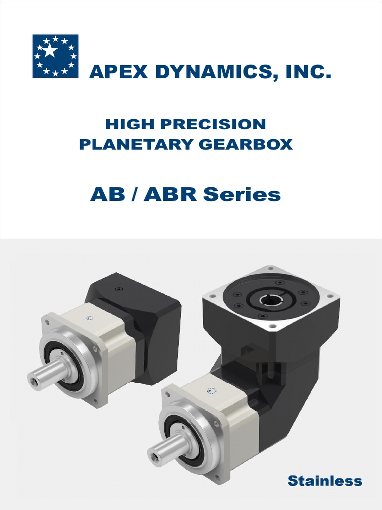 Apex Dynamics, Inc.: AB / ABR Series | PDF | Transmission (Mechanics ...