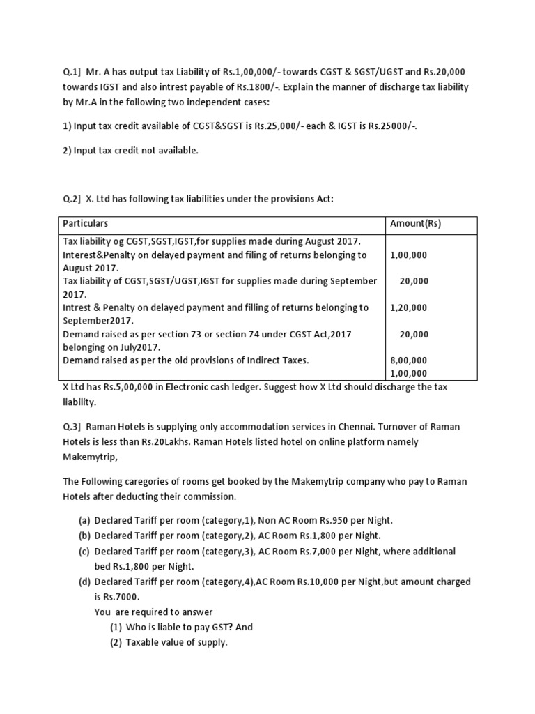 Understanding Tax Liability Discharge | PDF | Value Added Tax | Taxes