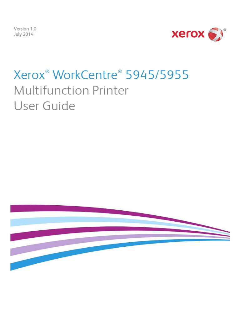 Xerox Workcentre 5945/5955: Multifunction Printer User Guide | PDF | Ac ...