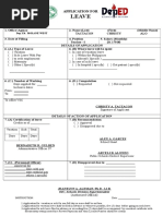 Form 6 Template | PDF | Sick Leave | Leave Of Absence
