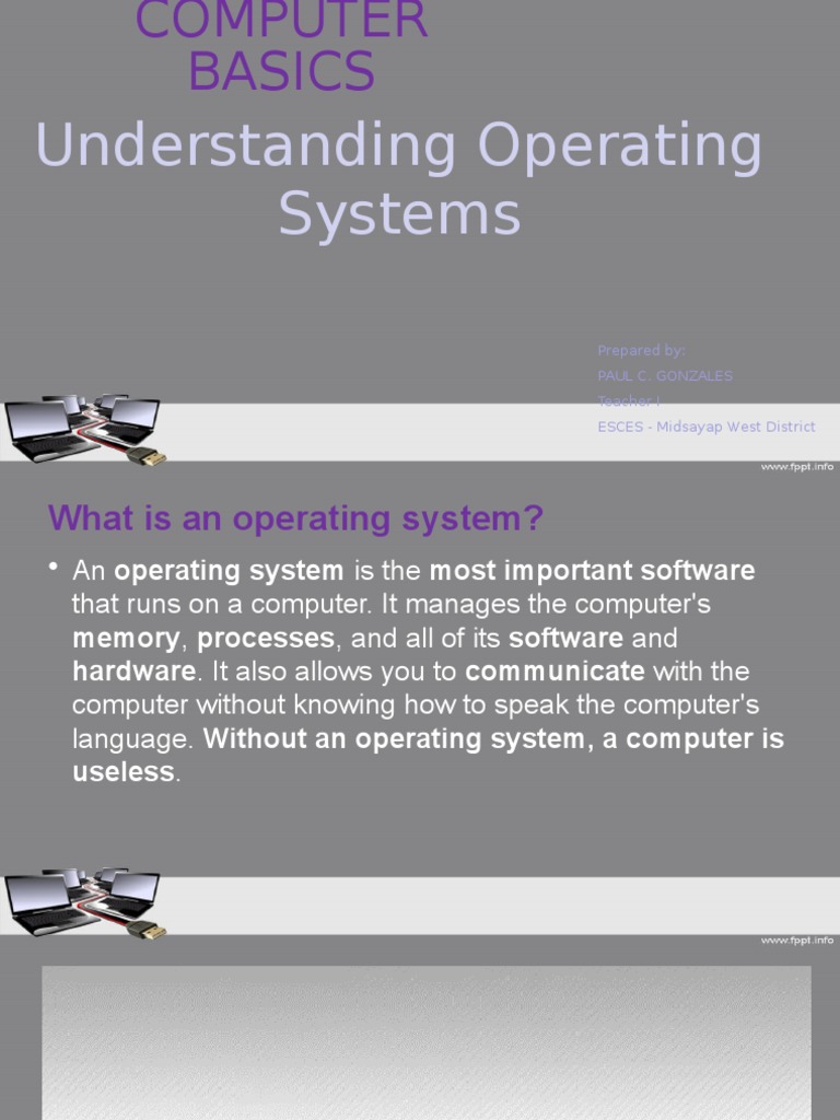 2-Computer Basics Understanding Operating Systems | PDF | Operating System | Personal Computers