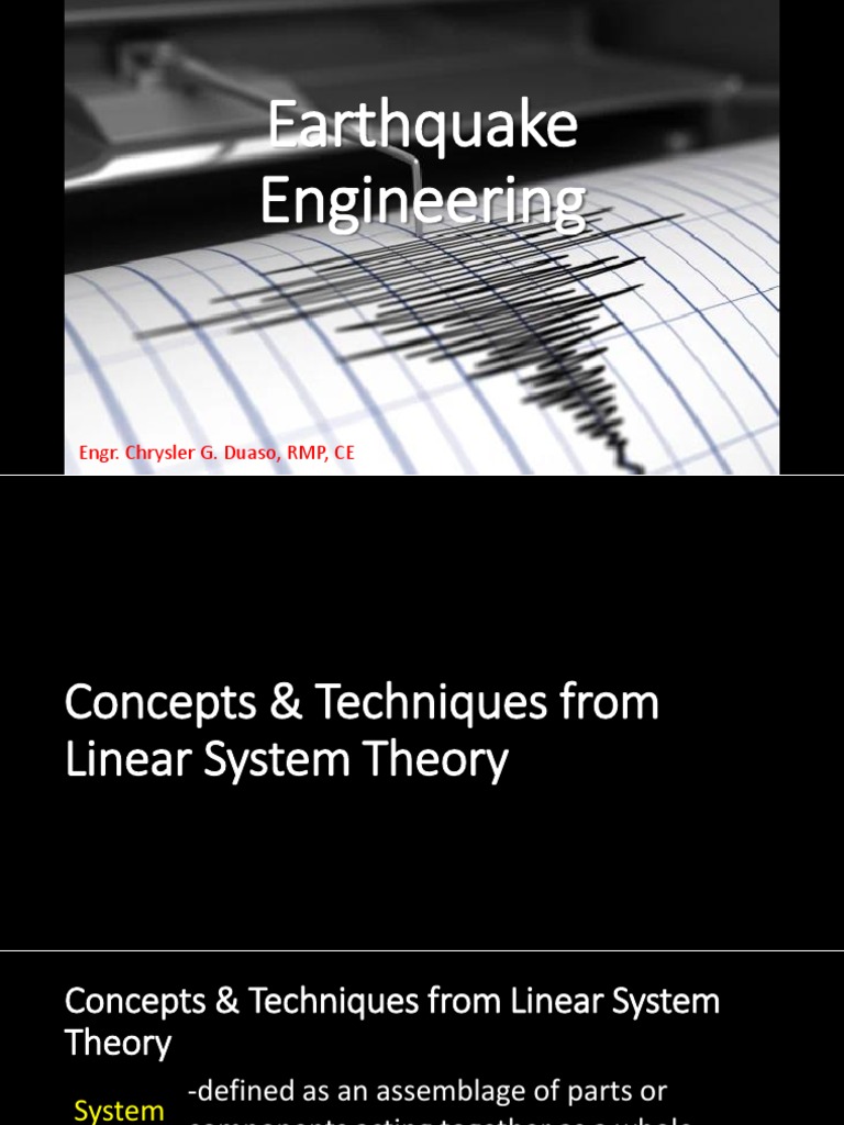 Earthquake Engineering 1 | PDF | Force | Motion (Physics)
