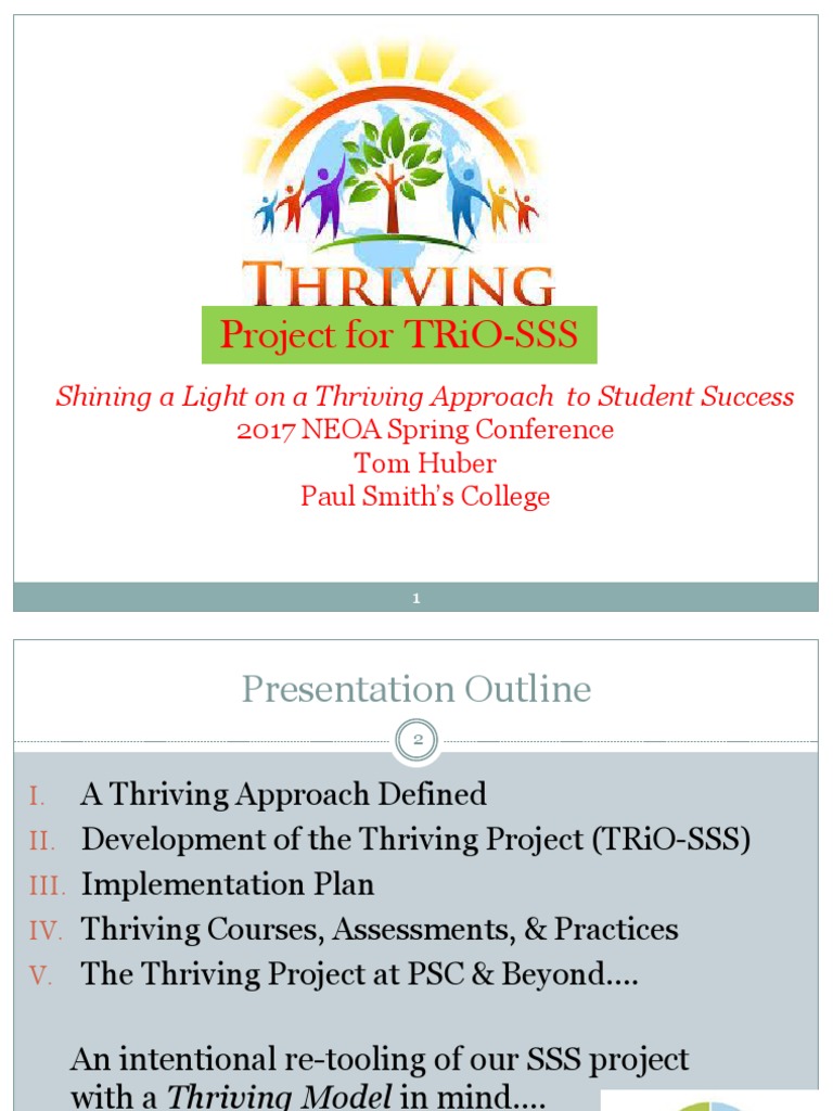 Thriving Approach to Student Success | PDF | Optimism | Positive Psychology