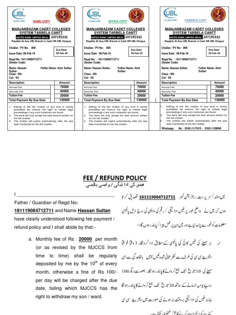 909 | PDF | Fee | Cheque